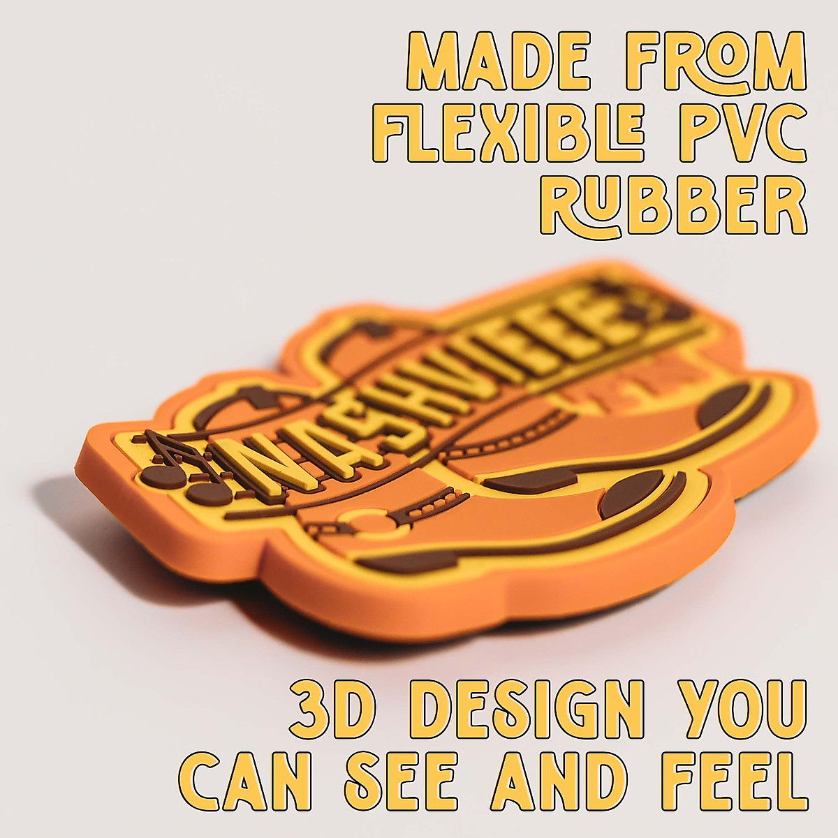 Vagabond Heart Chicago Illinois PVC Fridge Magnet - Chicago Bean Souvenir