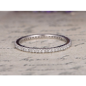 3pcs Engagement Ring Set,7x9mm Emerald Cut Pink Morganite 14k White Gold Diamond Stacking Matching Band