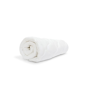 Rayon from Bamboo Extra Thick Mattress Pad with Fitted Skirt - Extra Plush Cooling Topper - Queen