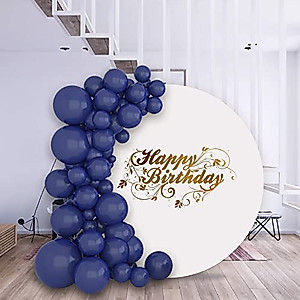 134Pcs Navy Blue Balloons Different Sizes 5 10 12 18 Inch Navy blue Latex Balloon for Birthday Wedding Baby Shower.