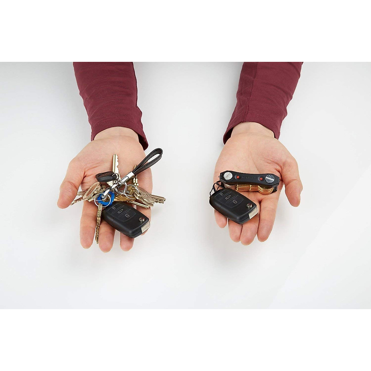 Key Ninja - Organize Up To 30 Keys, Dual LED Lights, Built In Bottle Opener (NOW IMPROVED)