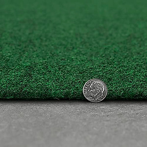 Mohawk Home Dilour Needlepunch Casual Solid Emerald Green 6' x 8' Area Rug