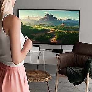 TalkWorks Network Cable Compatible w/Nintendo Switch OLED - 10 ft/3 m Long, Cat7 RJ45 Ethernet Cable-Fast Transmission for Stable Internet Connection & Gaming-Durable Cable for Multiplayer Games