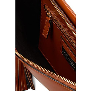 Valentino Bags by Mario Valentino Bridget Lavoro Gold Brick Red One Size