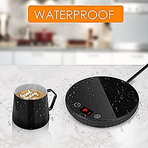 Mug Warmer for Desk, Coffee Mug Warmer, Electric Coffee Warmer with Auto Shut Off, 2 Temperature Setting Smart Cup Warmer with Timer for Heating Coffee, Beverage, Milk, Tea and Hot Chocolate