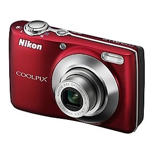 Nikon COOLPIX L24 14 MP Digital Camera with 3.6x NIKKOR Optical Zoom Lens and 3-Inch LCD (Red)