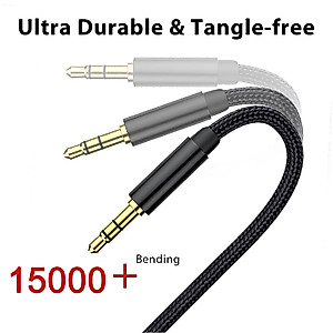 [Apple MFi Certified] iPhone AUX Cord for iPhone - Lightning to 3.5mm Aux Stereo Audio Cable Adapter Compatible with iPhone 14/13/12/11/XR/X/8/7 for Car,Speaker,Headphone Jack, 3.3ft Black