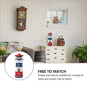 BESPORTBLE Solar Light Lamp Decorative Lighthouse Solar Lamp Garden Lighthouse Patio Lamp Yard Lamp Yard Light Patio Light Outdoor Light Solar Lighthouse