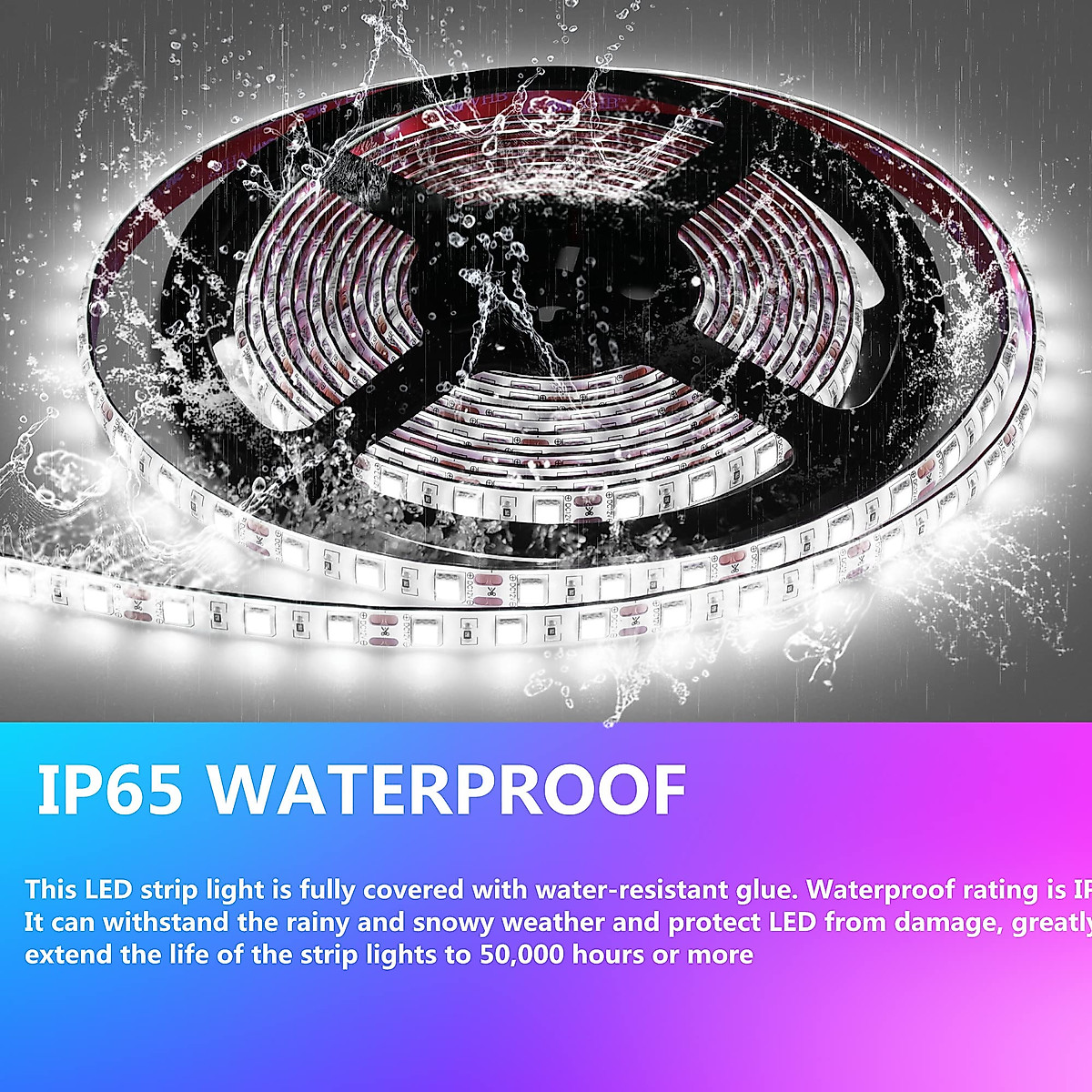 HOKIION Pontoon Led Boat Lights, 12V 20FT Marine Led Strip Lights, Waterproof Boat Interior Light, Under Gunnel Lights, Boat Deck Light, Night Fishing Lights with Extension Cable for Boat (White)