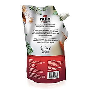 Nulo Freestyle Bone Broth, Premium Food Topper for Cats and Dogs, with Collagen and Chondroitin Sulfate to Help Boost The Quality of Your Pet’s Coat and Skin, 20 Fl Oz (Pack of 3)
