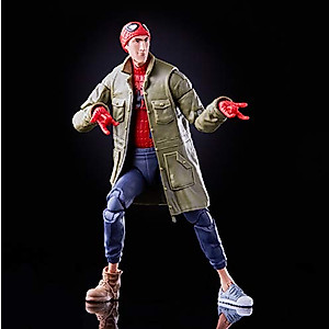 Spider-Man Hasbro Marvel Legends Series Into The Spider-Verse Peter B. Parker 6-inch Collectible Action Figure Toy for Kids Age 4 and Up
