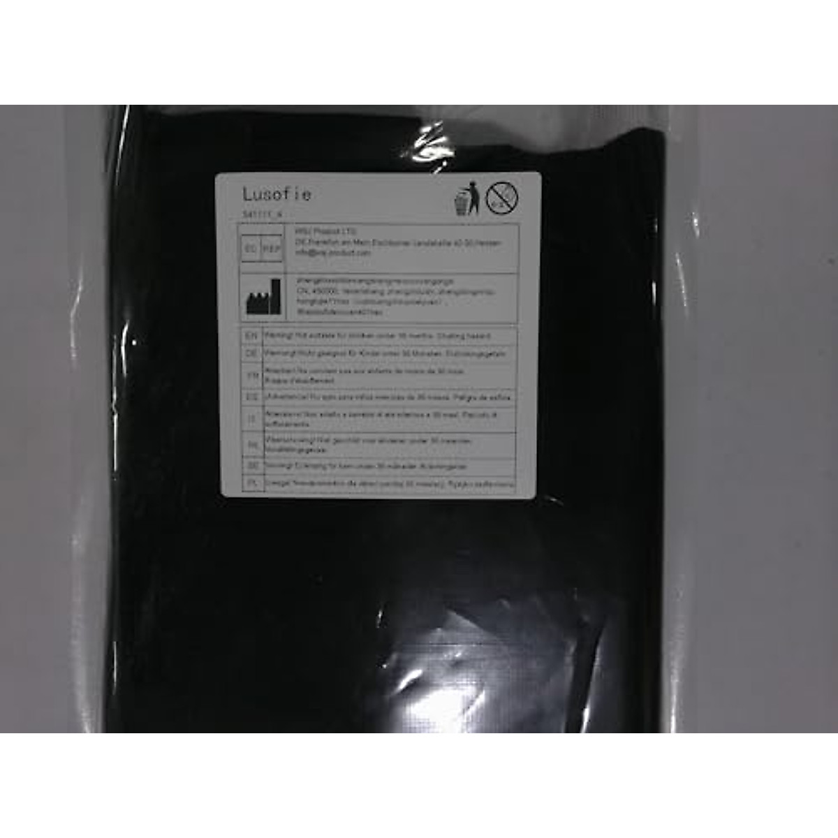 Lusofie Faux Fur Fabric Black Fur Fabric 20×20 Inches Plush Black Faux Fur Fabric Square Patch for Crafts Gnomes Costume Camera Floor Decoration Mats