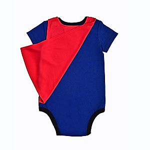 Marvel Avengers Spider-Man, Thor, Captain America, Hulk, Iron Man Boys Short Sleeve Bodysuit and Cap Set for Newborn and Infant