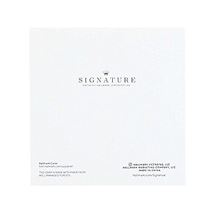 Hallmark Signature Wedding Card (May Happiness Go With You Always)