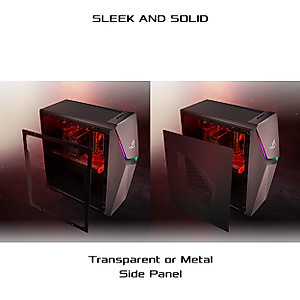 ROG Strix GL10DH Gaming Desktop PC, AMD Ryzen 7 3700X, GeForce GTX 1660 Ti, 16GB DDR4 RAM, 512GB SSD + 1TB SSD, Wi-Fi 5, Windows 10 Home, GL10DH-PH762 (Renewed)