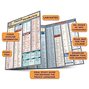 French Vocabulary QuickStudy Laminated Reference Guide (QuickStudy Academic)