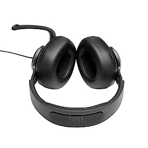 JBL Quantum 300 - Wired Over-Ear Gaming Headphones with JBL Quantum Engine Software - Black (Renewed)