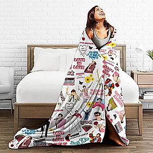 Funny Throw Blanket Ultra-Soft Flannel Blankets 60''x50'' for Sofa Bedding Living Room Gifts for Women Men Teens Adults -2