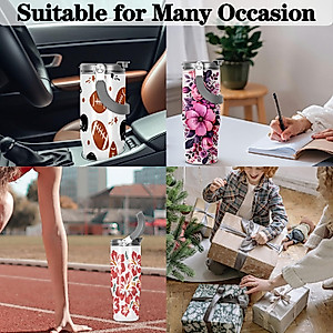 Tswofia 30 Oz Sublimation Tumblers, Sublimation Tumbler Blank with Portable Handle, Stainless Steel Sublimation Cup with Straw Leakproof Flip, Individually Boxed (8 Pack)