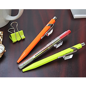 CREATIVE ART MATERIALS Caran D'ache Ballpoint Pen Metal Fluor Orange (849.030)