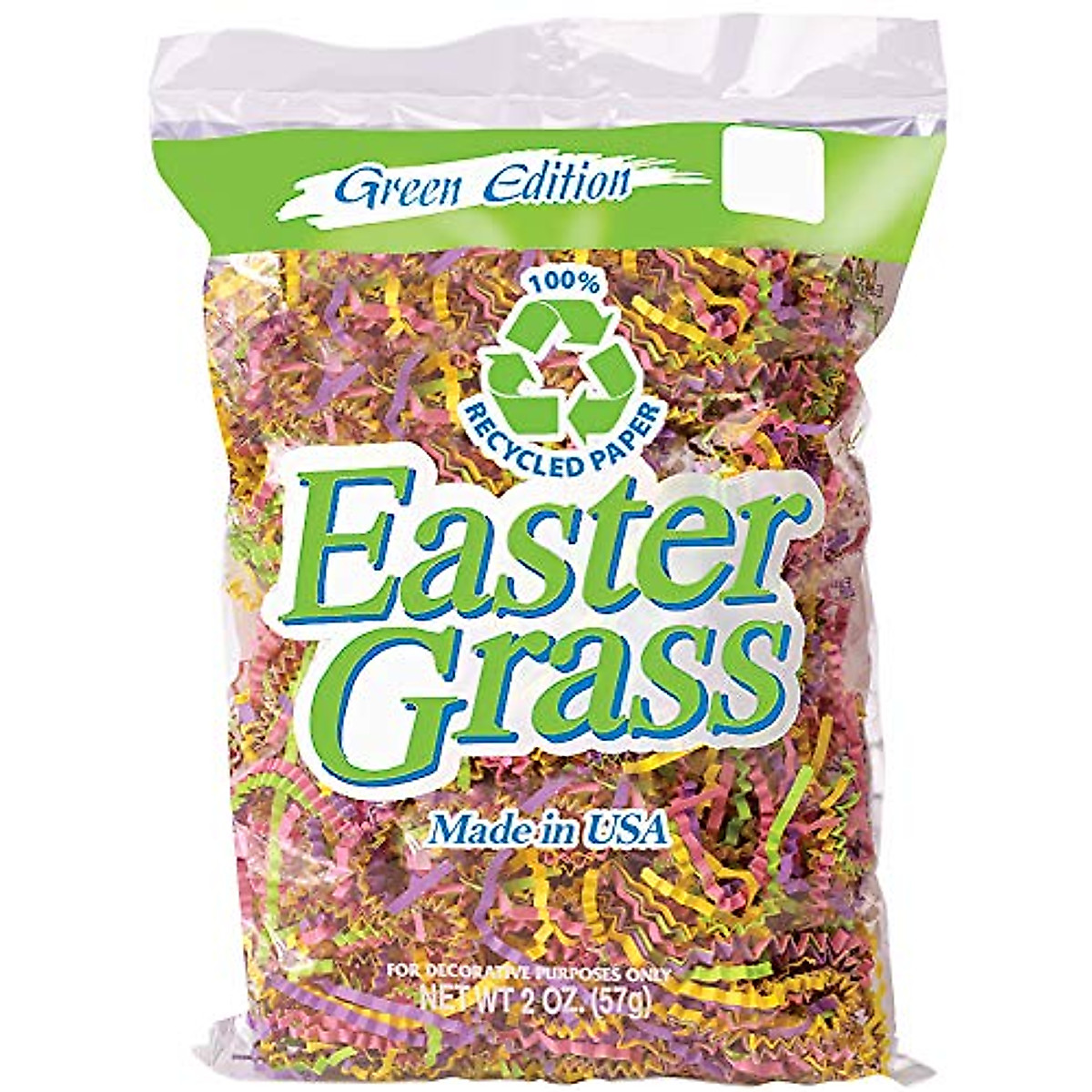 R.J. Rabbit Ruffle Cut Recycled Crinkle Cut Paper Easter Grass 2 oz 1248 (Spring)