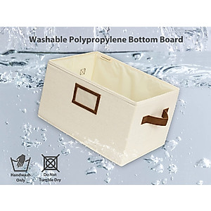 StorageWorks Decorative Storage Bins for Shelves