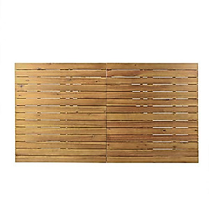 Christopher Knight Home Wilson Outdoor Expandable Acacia Wood Dining Table , Teak Finish