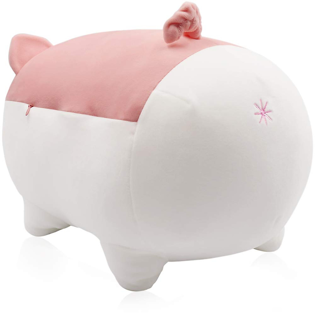 Auspicious beginning Stuffed Animal Toy Anime Kawaii Plush Pig Soft Pillow, Plush Toy Gifts for Boys Girls (Pink, 19.6in)