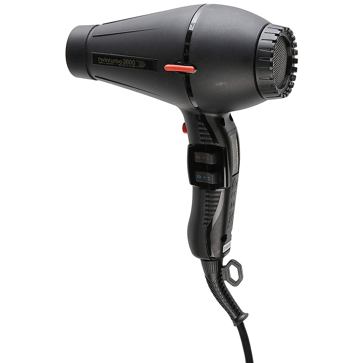 Pibbs Twin Turbo 3800 Ionic & Ceramic, Black