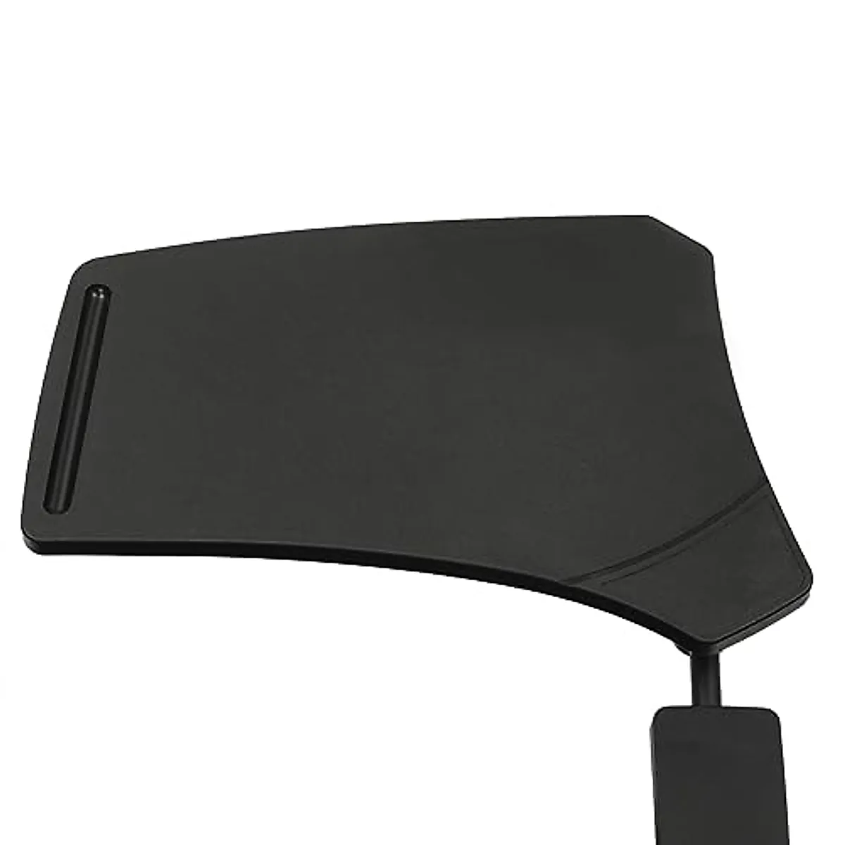 Tablet Arm Chair with Caster Wheels, Ergonomic Breathable Mesh Guest Nesting Stacking for Office School, Classroom, Training Conference, Waiting Room Black (with Desktop - 4pcs)