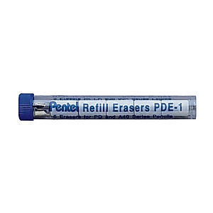 Pentel® Quicker Clicker™ Eraser Refills, Pack Of 15