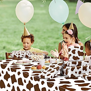 Bolsome 100 Sheets 20 x 14 Inch Brown Cow Print Tissue Paper Highland Cow Print Tissue Paper for for Gift Wrapping, Birthday, Baby Shower, Cow Theme Party DIY Craft