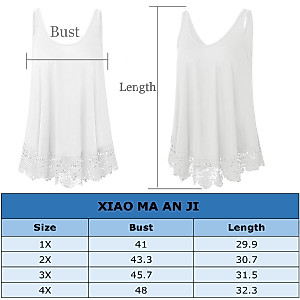 Plus Size Tank Tops for Women Loose Fit 2025 Summer Lace Trim Sleeveless Tunic Tops Dressy Shirt Blouse(Amber Brown, 2X)
