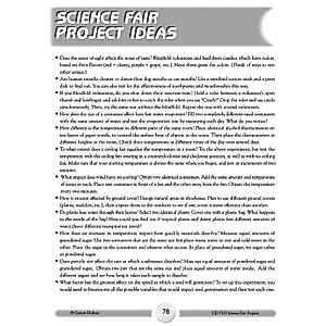 Science Fair Projects, Grades 5 - 8