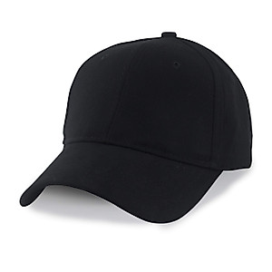 Muryobao Womens Ponytail Baseball Cap Messy High Bun Ponycap Adjustable Snapback Summer Sun Hat Plain Trucker Dad Hat Cotton Black