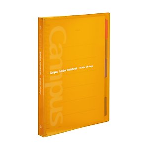 Kokuyo Campus Slide Binder, Middle Type, B5, 26 Holes, Up to 100 Sheets, Orange