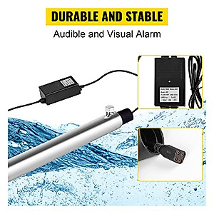 VEVOR Water Purifier Filter, for Whole House Water Purification, 12GPM 110V 55W, 2 Extra Lamps + 1 Extra Quartz Sleeve