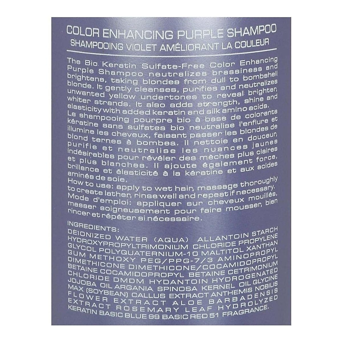 color enhancing purple shampoo