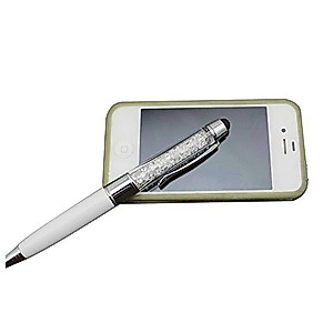 ProductsForYou 3 in 1 Crystal USB Pen with Stylus, Writing Ballpoint Pen with 8GB Hidden USB Flash Drive, Travel and Business Gift for Men and Women, Stylus Pen Compatible with iPad, Tablets, iPhone