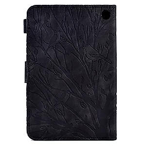 Slim Tablet Case Compatible with Kindle Fire 7 2022 Release Case 12th Generation Premium 7inch Leather Case, Case Compatible with Kindle Fire 7 2022 Release Case Drop-Proof Cover Protective Cover wit