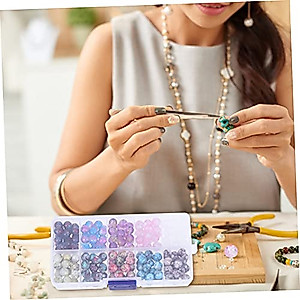 Didiseaon 200pcs Floral Beads Arts and Crafts Kit Gemstone Bracelets Crystal Choker Necklace Loose Beads Lava Bead Bracelet Bulk Necklaces Jewelry Accessories Natural Stone Spacer Beads Chic