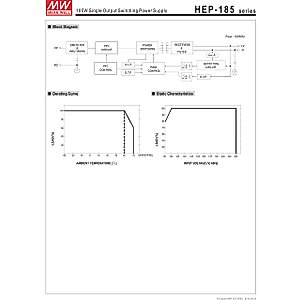 MEAN WELL HEP-185-54A 54V 3.45A 186.3W Single Output Switching Power Supply Harsh Environment
