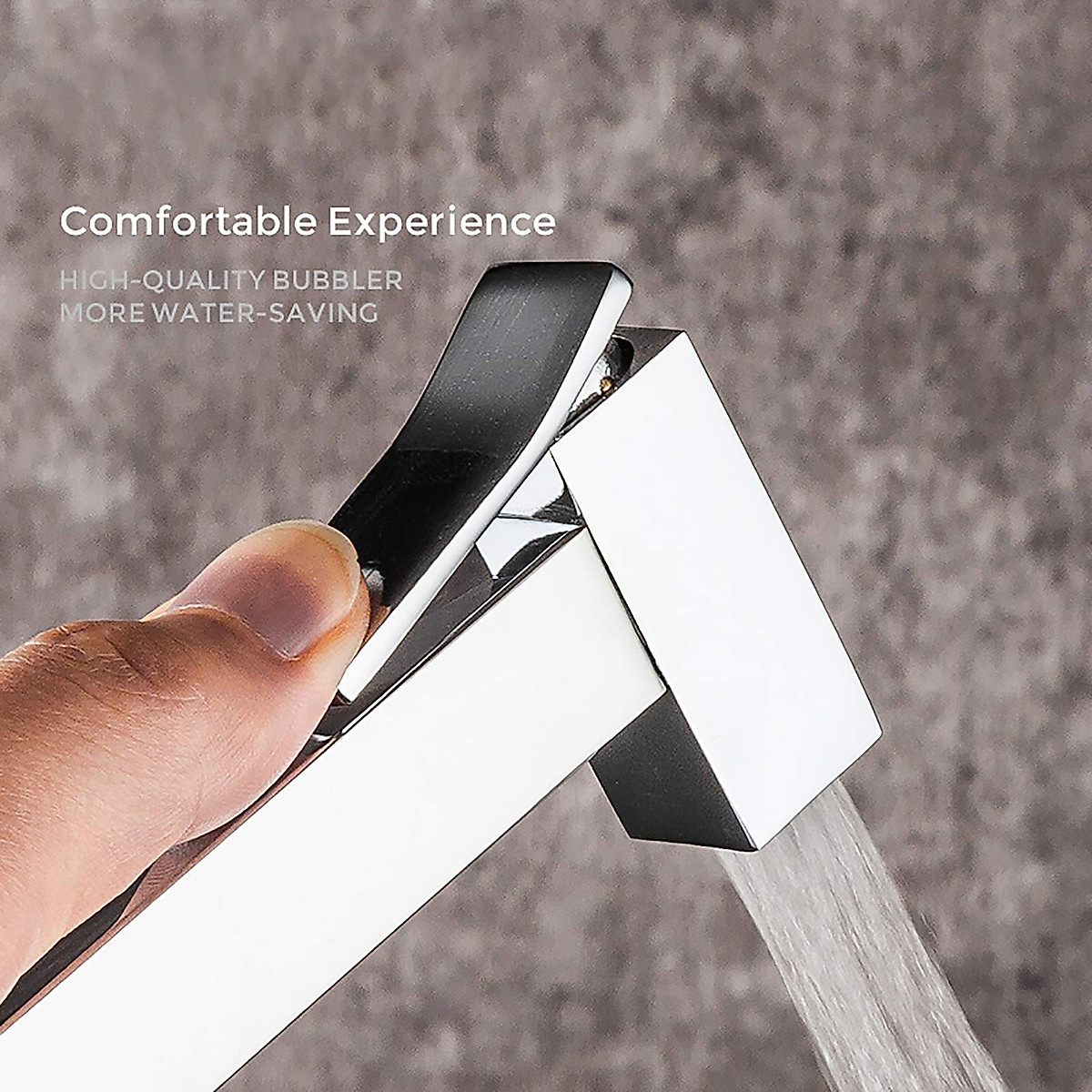 Chrome Handheld Bidet Sprayer for Toilet, Brass Hot and Cold Water Bathroom Cloth Diaper Sprayer Set Wall Mounted Toilet Bidet Sprayer Kit for Personal Hygiene