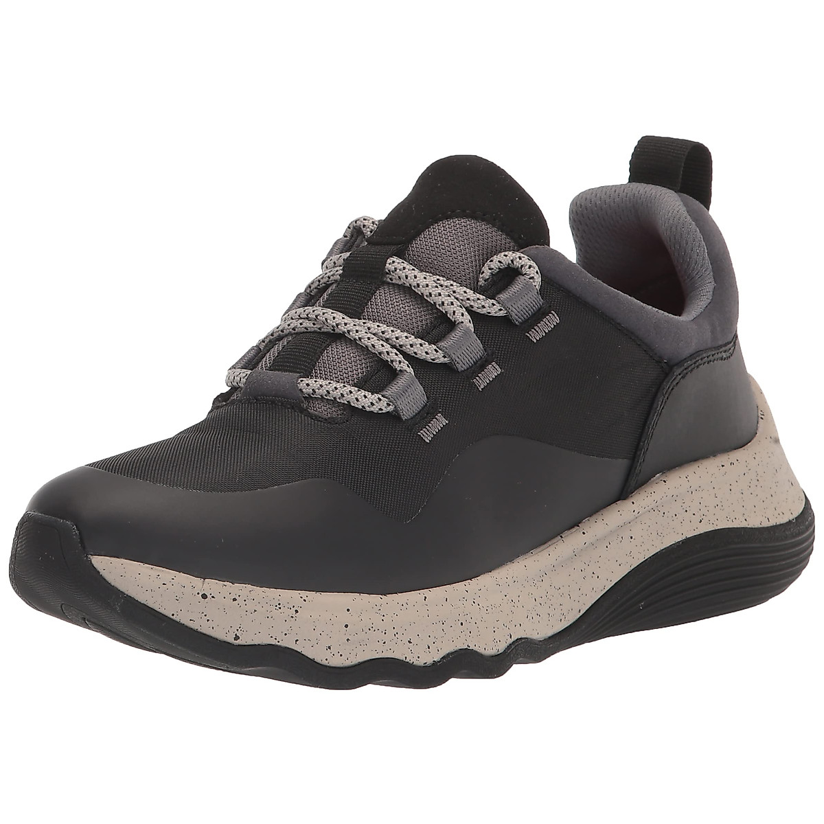 Clarks Women's Jaunt Lace Oxford, Black Textile, 7