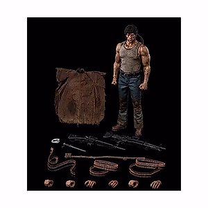 threezero Rambo: First Blood John Rambo 1:6 Scale Collectible Figure,Multicolor