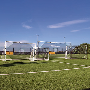 QUICKPLAY Target Net Lite with 5 Target Zones - Practice Shooting and Passing Accuracy (12 x 6')
