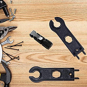 Garneck Pocket Tools Pocket Tools 10pcs Solar Spanners Wrench Plastic Solar Panel Connector Disconnecting Tool for Solar Panel Cable Connectors Assembly Universal Tool Universal Tool