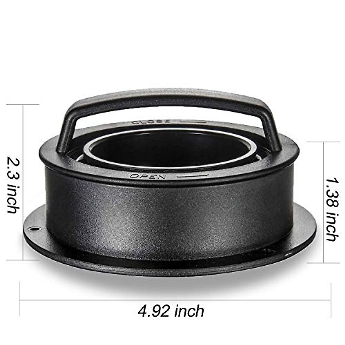 Proigtz Burger Press Patty Maker, Non-Stick Hamburger Patty Maker, 3 in1 Burger Press, Smash Burger Press Suitable for Beef Veggie Bur BBQ Grill BPA Free Dishwasher Safe