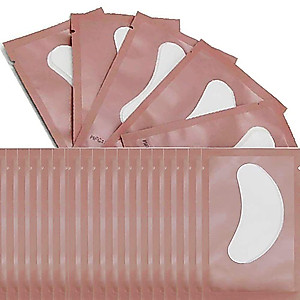 Ocim 100 Pairs Gel Pads Lash Extensions,Eye Lash Pads Hydrogel Patches for Eyelash Extension,Pink