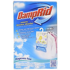 Damp Rid FG80FF Fragrance Free Hanging Moisture Absorber